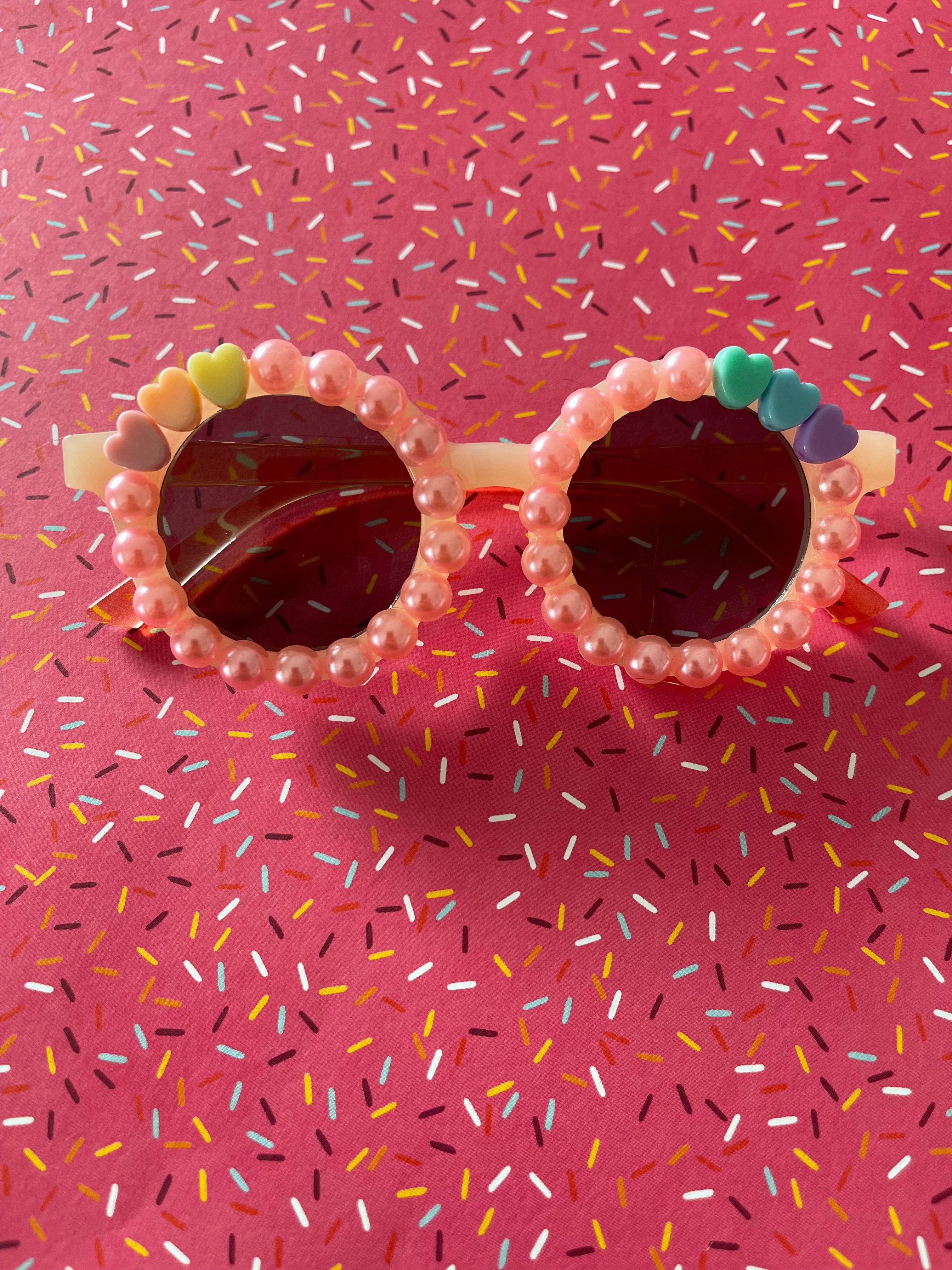 Pearled Rainbow Alina Round Sunnies – Mila’s Sunny World